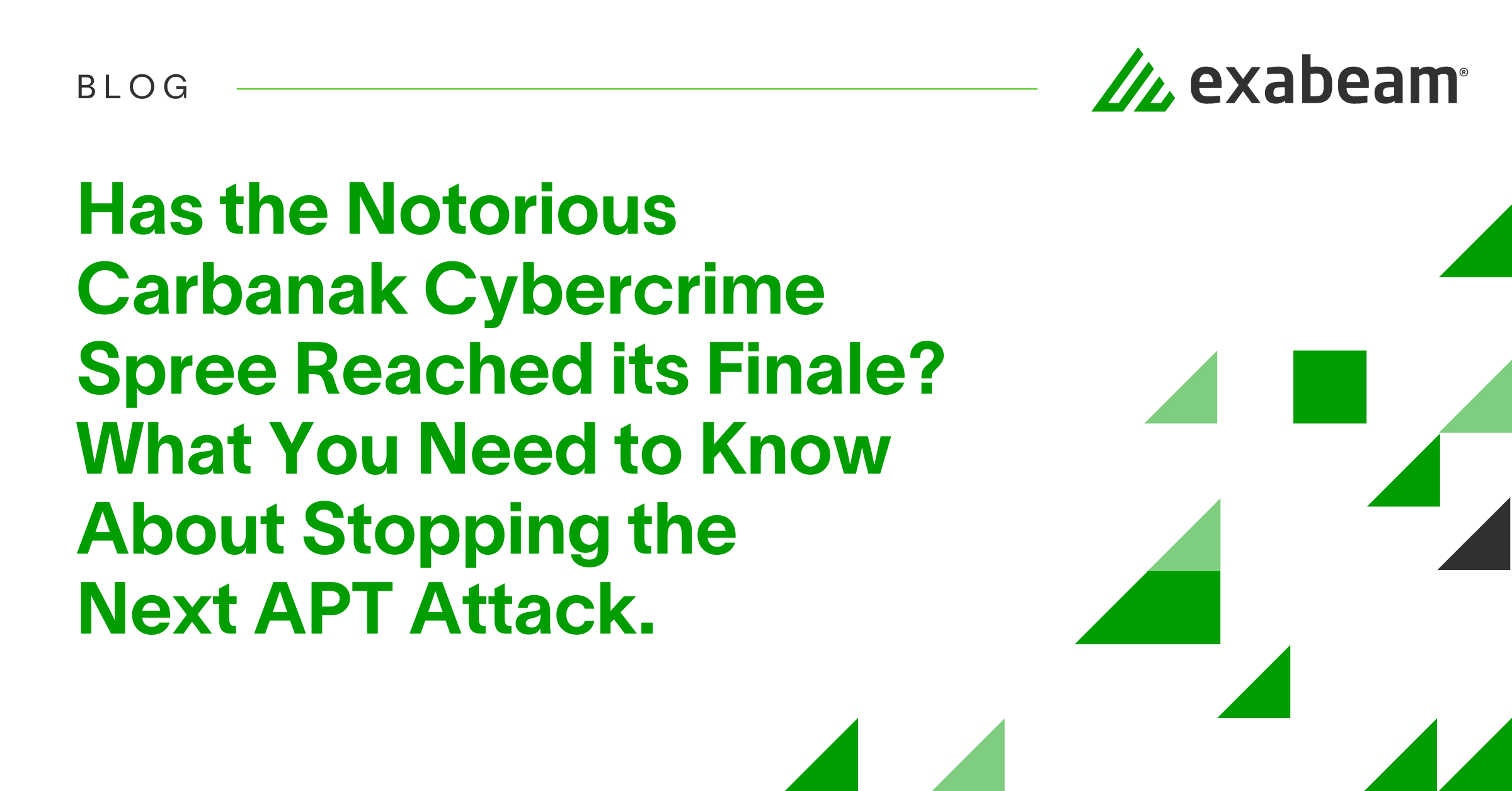 Has the Notorious Carbanak Cybercrime Spree Reached its Finale? What ...