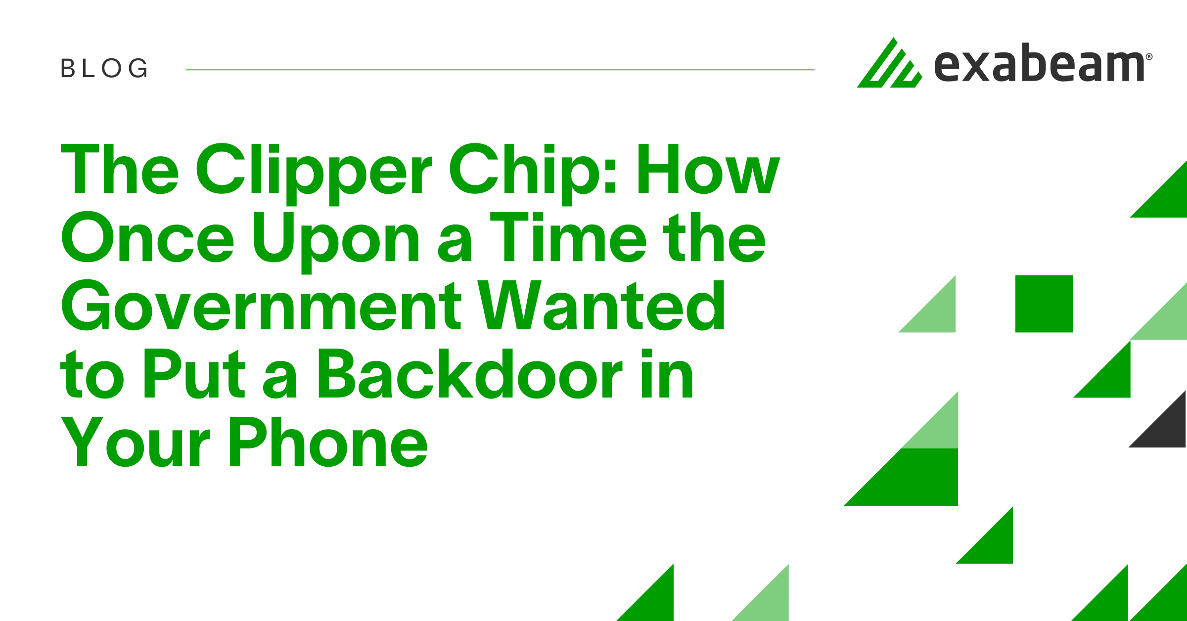 The Clipper Chip: How Once Upon a Time the Government Wanted to Put a ...